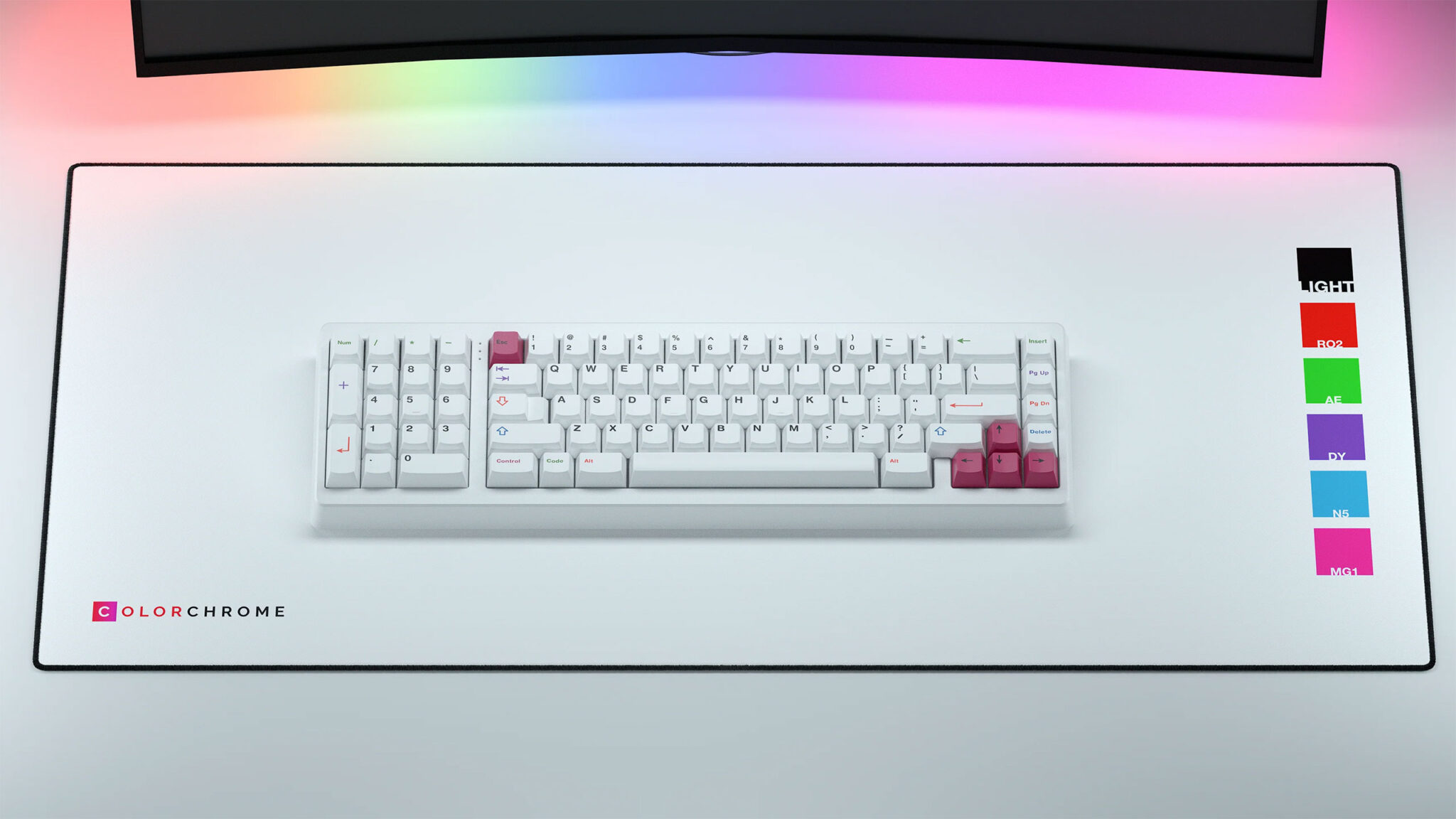 GMK Colorchrome Keycaps