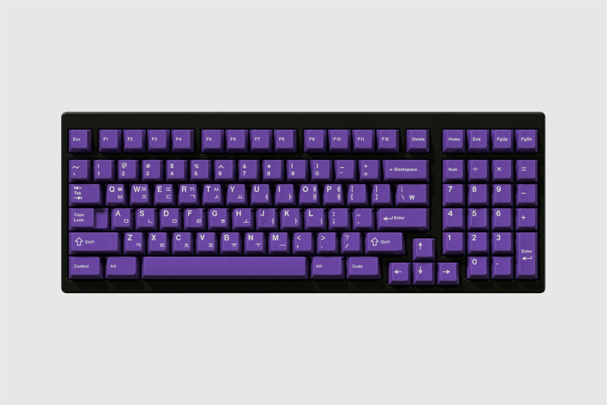 GMK Purple Night Keycaps