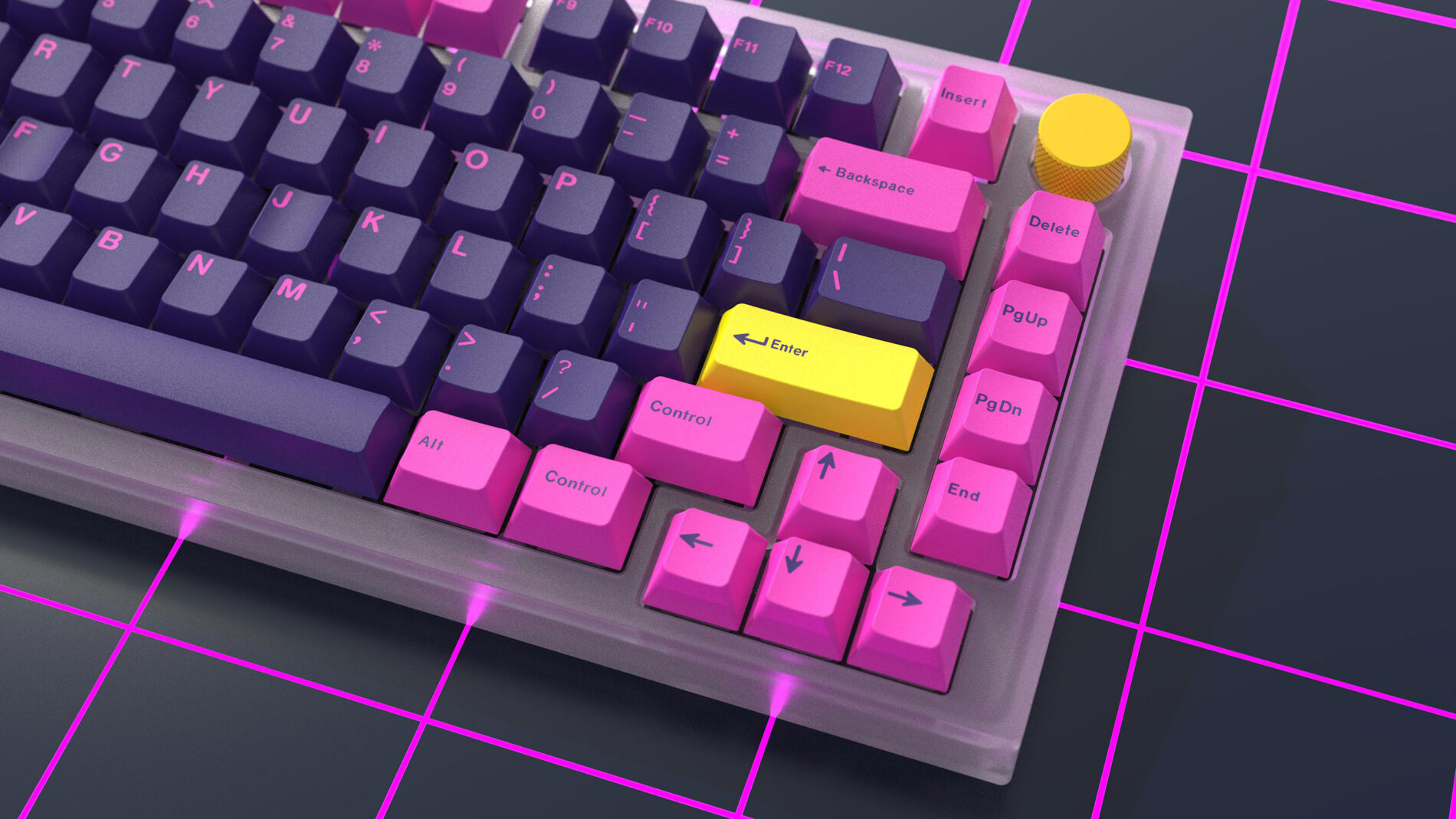 GMK Retrowave Keycaps