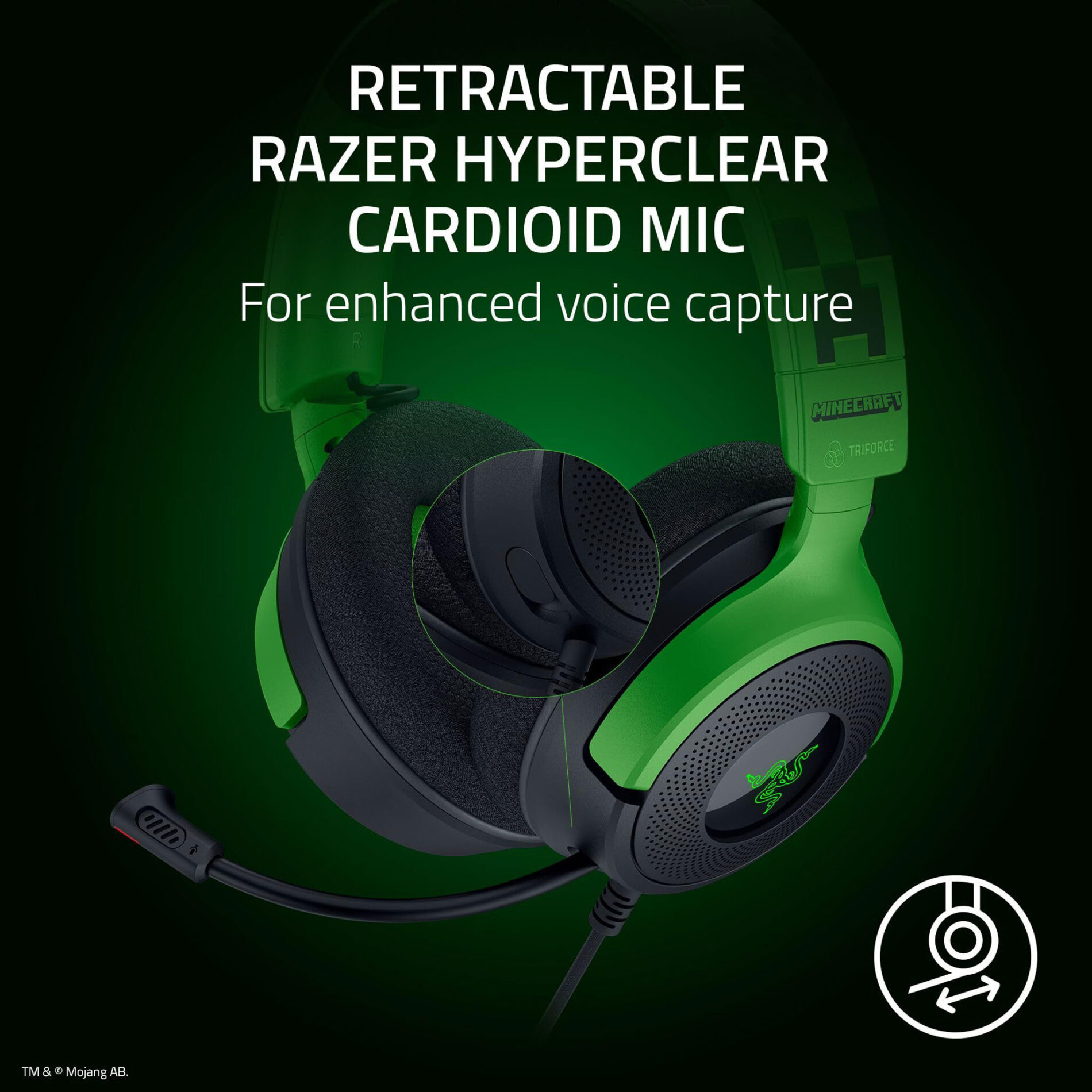 Razer Kraken V4 X Minecraft